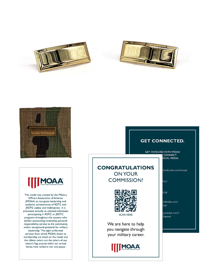 MOAA Store. Army Gold Bar Kit (w/OCP Patch)